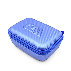 CASEMATIX Travel Case Compatible with Bakugan Figures, BakuCores and Trading Cards - Hard Shell Case with Padded Divider and Wrist Strap Compatible with Collectible Battle Figures - Case Only