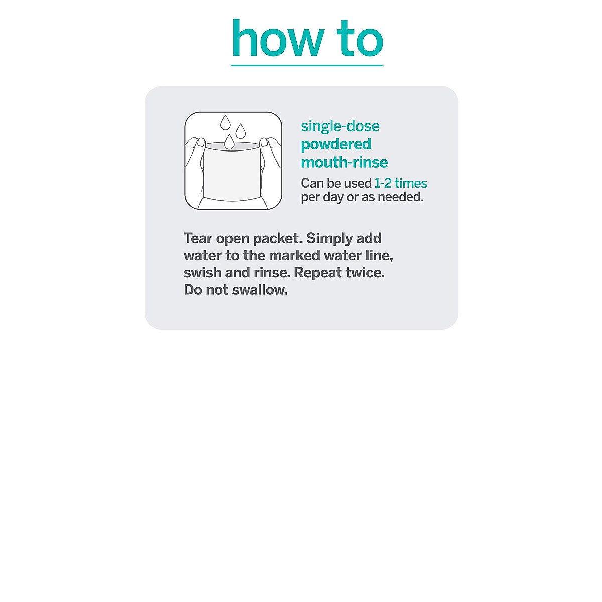 Supersmile Powdered Mouth Rinse, 0.06 oz