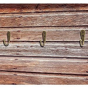 Alele Single Prong Hook Hanger,Robe Towel Hooks,Zinc Die Cast, Set of 6 (Single Prong Hook 6p)