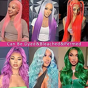 Alididi Blonde Wig Human Hair 613 Lace Front Wig Human Hair 13x4 Straight Lace Frontal Wig Human Hair Pre Plucked With Baby Hair 150% Density HD Lace Front Wigs Human Hair For Women (18Inch)