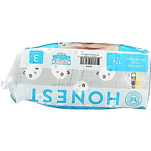 The Honest Company - Eco-Friendly and Premium Disposable Diapers - Pandas, Size 3 (16-28 lbs), 27 Count