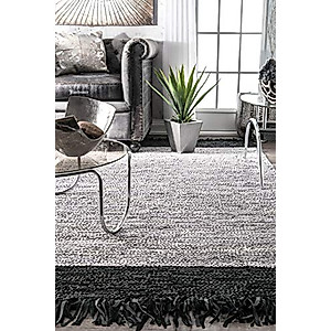 nuLOOM Hayworth Contemporary Runner Rug, 2' 6" x 8', Silver