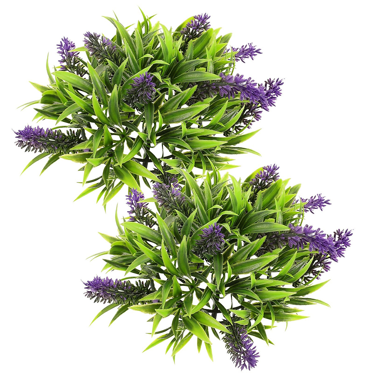 DOITOOL 2Pcs Artificial Green Plant Decorative Balls, Artificial Topiary Ball Hanging Faux Boxwood Plants for Indoor, Outdoor, Backyard, Garden, Balcony, Wedding and Home Decor