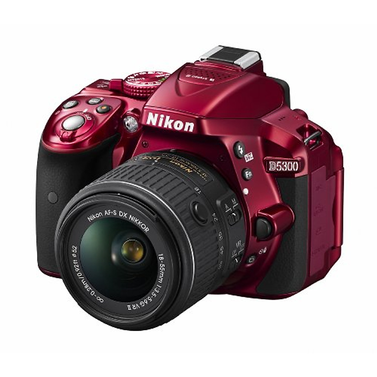 Nikon D5300 24.2 MP CMOS Digital SLR Camera with 18-55mm f/3.5-5.6G ED VR II Auto Focus-S DX NIKKOR Zoom Lens - International Version (No Warranty)