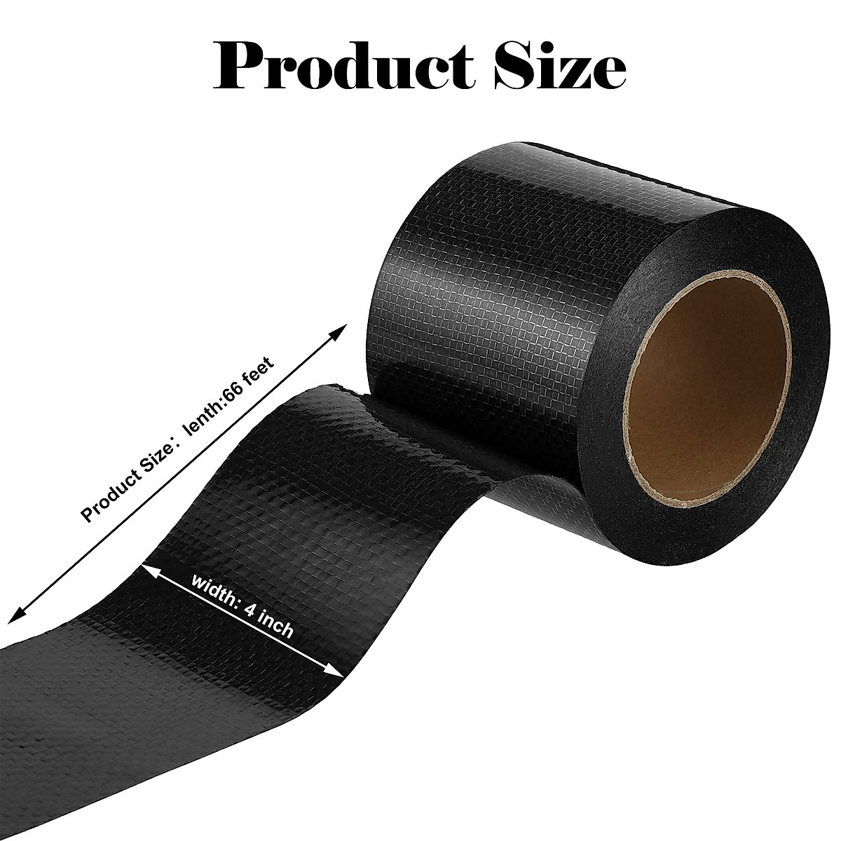 RV Underbelly Material RV Underbelly Tape Mobile Home Underbelly Thick Tape Camper Travel Trailer Belly Tape Tear Repair Tape Sealing Adhesive Patch Waterproof Tape (1 Pack, 4 Inch x 66 Feet)