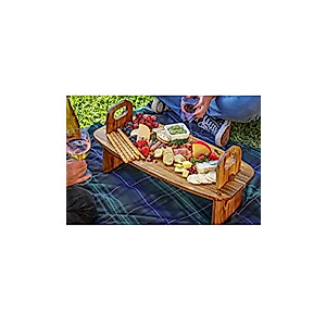 Wooden Serving Tray, 3 in 1 Ideal for Dinner Parties, Dining Table or Picnics, Special for Gift!