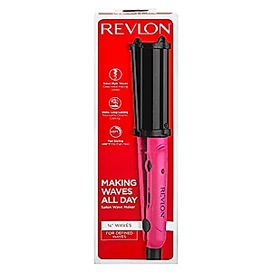 Revlon Tourmaline + Ceramic Hair Waver Iron | For Long Lasting Waves (3/4 in)