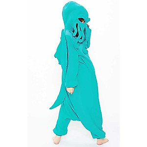 SAZAC Cthulhu Kigurumi - Onesie Jumpsuit Halloween Costume
