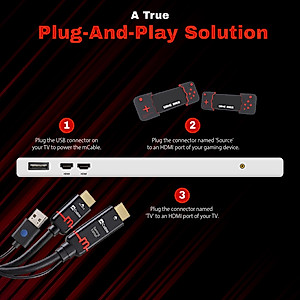Marseille mClassic Plug-and-Play Video Game Console and mCable Gaming Edition 6-Foot Smart HDMI Holiday Bundle