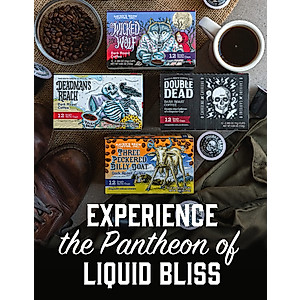 Raven’s Brew Coffee High Caffeine Dark Roast K-Cup Compatible Single Serve Pods — Three Peckered Billy Goat 12ct