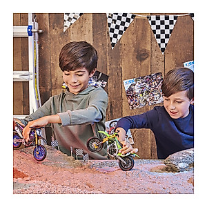 Supercross, Authentic Eli Tomac 1:10 Scale Collector Die-Cast Motorcycle Replica with Display Stand