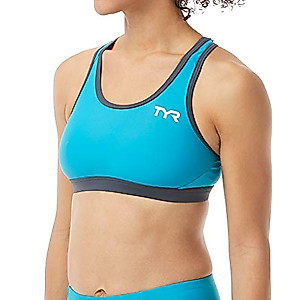 TYR BCORF6A566XS F Comp Racebk Tribra Turq/Grey XS