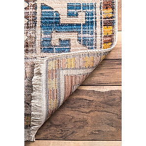 nuLOOM Vintage Deborah Tassel Area Rug, 4x6, Rust
