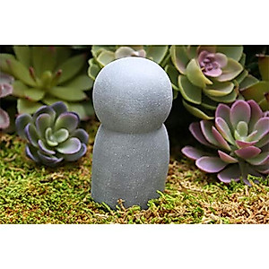 LEFUYAN Jizo Statue Little Jizo Monks Smiling Buddha for Your Home Yard Lawn Desk Garden Outdoor Decoration The Perfect Ornaments