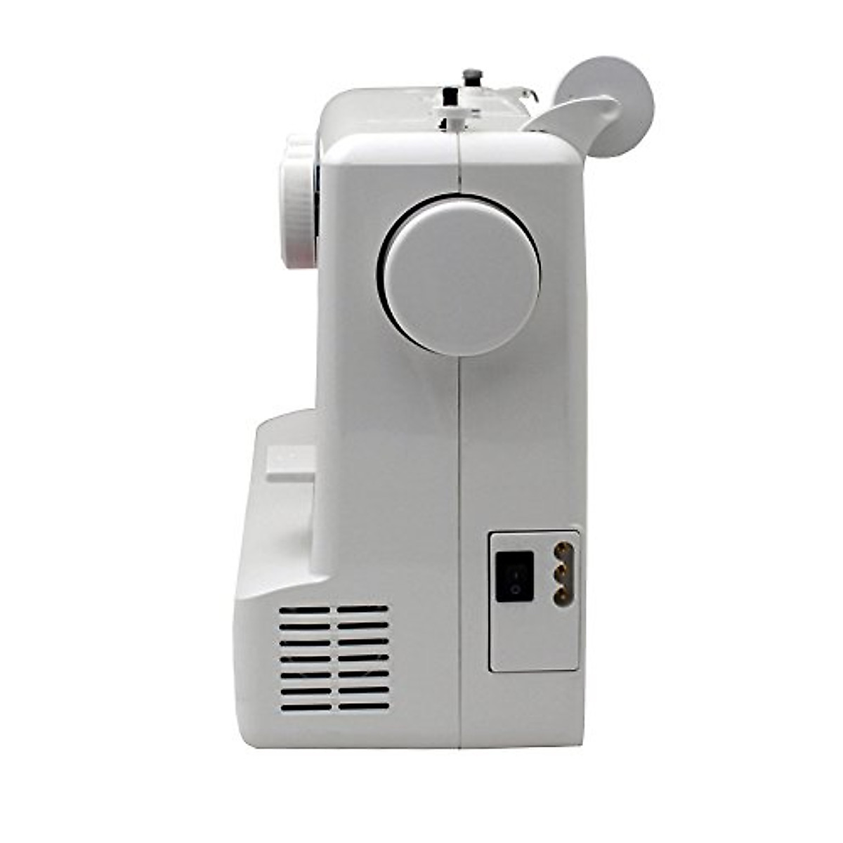 Janome MOD-19 Easy-to-Use Sewing Machine with 19 Stitches, Automatic Needle Threader and 5-Piece Feed Dogs,white