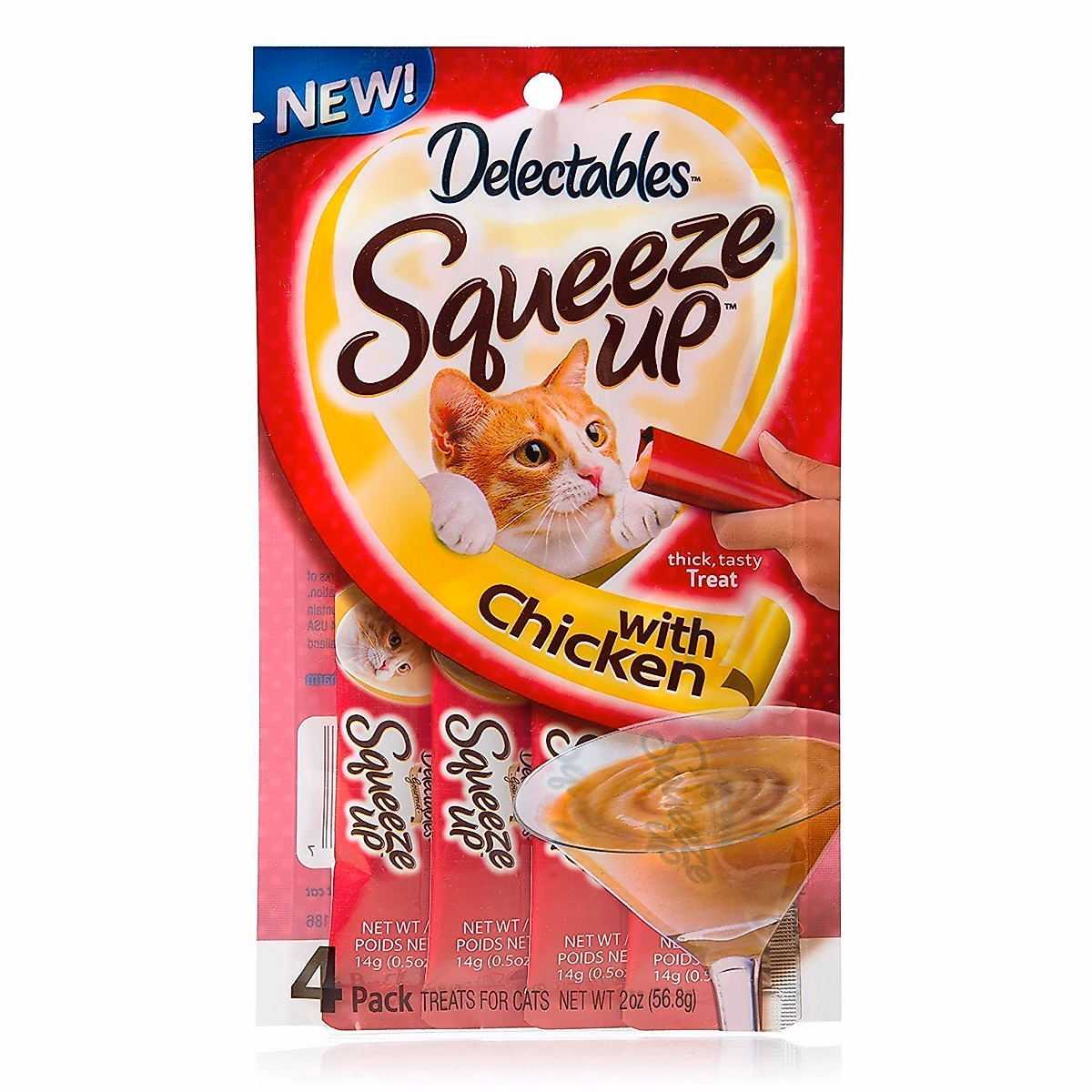 Delectables Squeeze Up With Chicken (PACK OF 12) EACH PACK HAS 4 TUBES