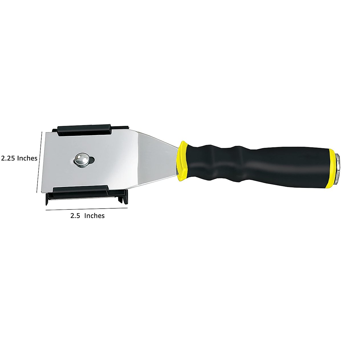 ALLWAY F42X Soft Grip Extendable Push/Pull Scraper with Removable 4-Edge Blade, 2-1/2”
