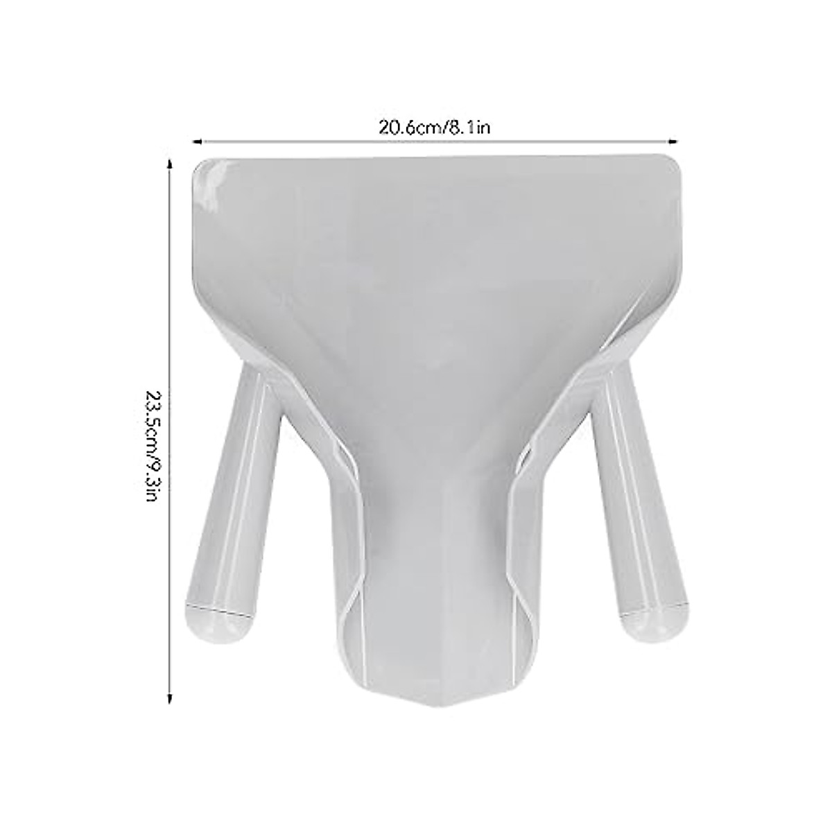 French Fry Bagger Scoop, Commercial Fry Bagger, Chip Popcorn Bagger Scoop, Desserts Scooper for Ice, Candy, Snacks, French Fries, Popcorn, Nuts, Double Handle Quick Fill Tool