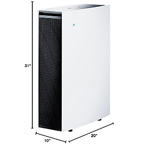BLUEAIR Pro Air Purifier for Allergies Mold Smoke Dust Removal in Large Office Spaces Homes and Lobbies, Pro L, White