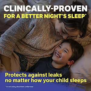 Goodnites Boys' Nighttime Bedwetting Underwear, Size Extra Small (28-43 lbs), 44 Ct (2 Packs of 22), Packaging May Vary