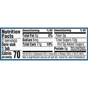 Gerber Natural for Baby 2nd Foods Baby Food Tubs, Pear, Non-GMO Pureed Baby Food, Made with Natural Fruit & Vitamin C, 2-4 OZ Tubs Per Pack (Pack of 4)