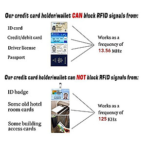 DEEZOMO RFID Blocking Genuine Leather Mini Credit Card Case Organizer Compact Wallet with ID Window - Black