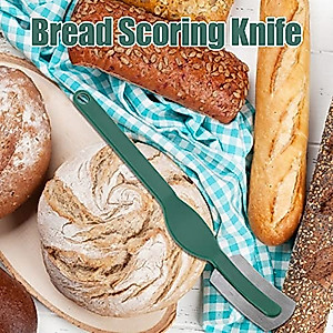 Bread Cutter Slashing Tools Bread Cutter Hand Crafted Bread Lame Dough Scoring Tool with Fixed Blade for DIY Bread,French Bread and baking