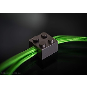 TEC Accessories T-Brick Titanium Lanyard Bead - Keychain, Zipper Pulls, Bags, Knife Lanyard Beads and Paracord Beads for Men - Lightweight and Durable EDC Bead Keychain Accessories