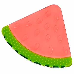 Nuby 100% Silicone Fruit Teether: 3M+, Designs Vary, Multi