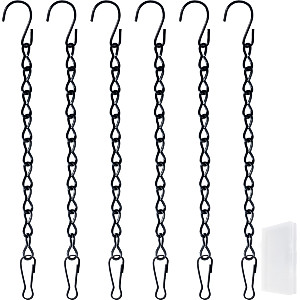 VRSS Hanging Chains for Hanging Planter Basket Bird Feeder Lanterns Ornaments Wind Chimes Billboards DIY Crafts (9.5 inch 6pcs)