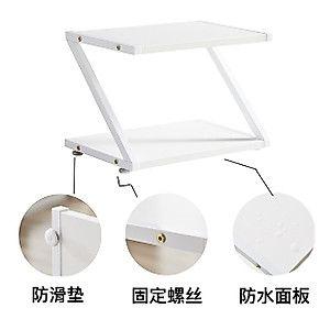 Desktop Printer Stand - Desktop Shelf with Anti - Skid Pads,Multifunction Printer Copier Scanner Shelf Stand，Printer Stand for Desk,Printer Desk