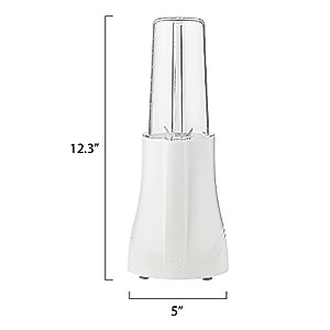 Tribest PB-350 Personal Blender for Shakes and Smoothies with Portable Blender Cups, White, Large