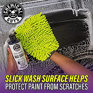 Chemical Guys CWS_1010 Maxi-Suds II Foaming Car Wash Soap (Works with Foam Cannons, Foam Guns or Bucket Washes) Safe for Cars, Trucks, Motorcycles, RVs & More, 128 fl. Oz (1 Gallon), Grape Scent