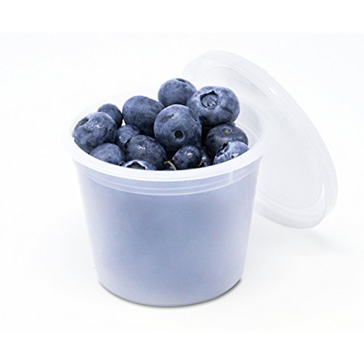 Bariatric Food Portioning Containers with Easy Secure Lids by OakRidge Products (4 Ounce) (50 Pack)