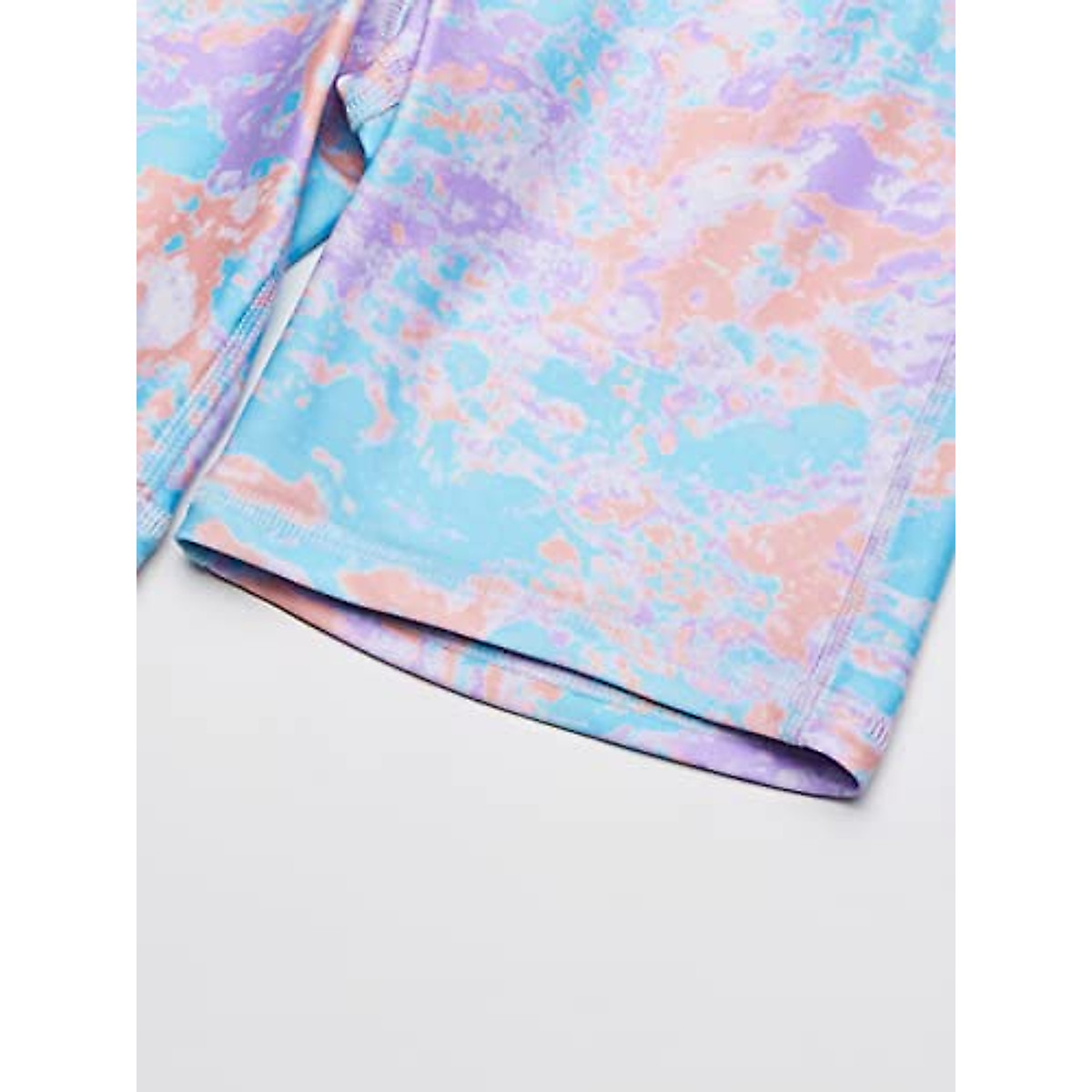 Under Armour Girls' HeatGear Armour Print Bike Shorts, Purple Note (523)/White, Youth Large