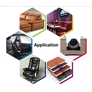 1 Yards 54" x 36" Dark Brown Faux Leather Fabric Distressed Crazy Horse Soft Fake Leather Fabric by The Yard Dark Brown Upholstery Vinyl for Sofa Bags Chairs Car Seats DIY Crafts