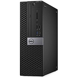 Dell OptiPlex 7050 Small Form Factor, Intel Core 7th Generation i5-7500, 8 GB DDR4, 256 GB M.2 PCIe SSD, Windows 10 Pro (Renewed)