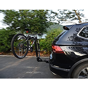 REYSUN 864121 Trailer Hitch Riser with 2.25 inch Rise/Drop for 2 inch Receiver Hitch Extension, Solid Shank, Hitch Pin Kit Included