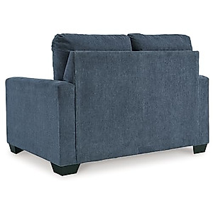 Signature Design by Ashley Rannis Sofa Sleeper Sofabed, 54"W x 40"D x 39"H, Blue