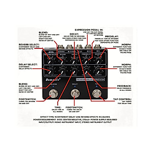 Demon FX RDW Reverb Delay Workstation Numerous Set Options