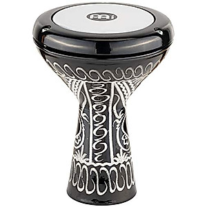 Meinl Percussion Mini Doumbek Egyptian Goblet Drum, Hand Engraved — Made in Turkey — Synthetic Head, 2-Year Warranty (HE-1018)
