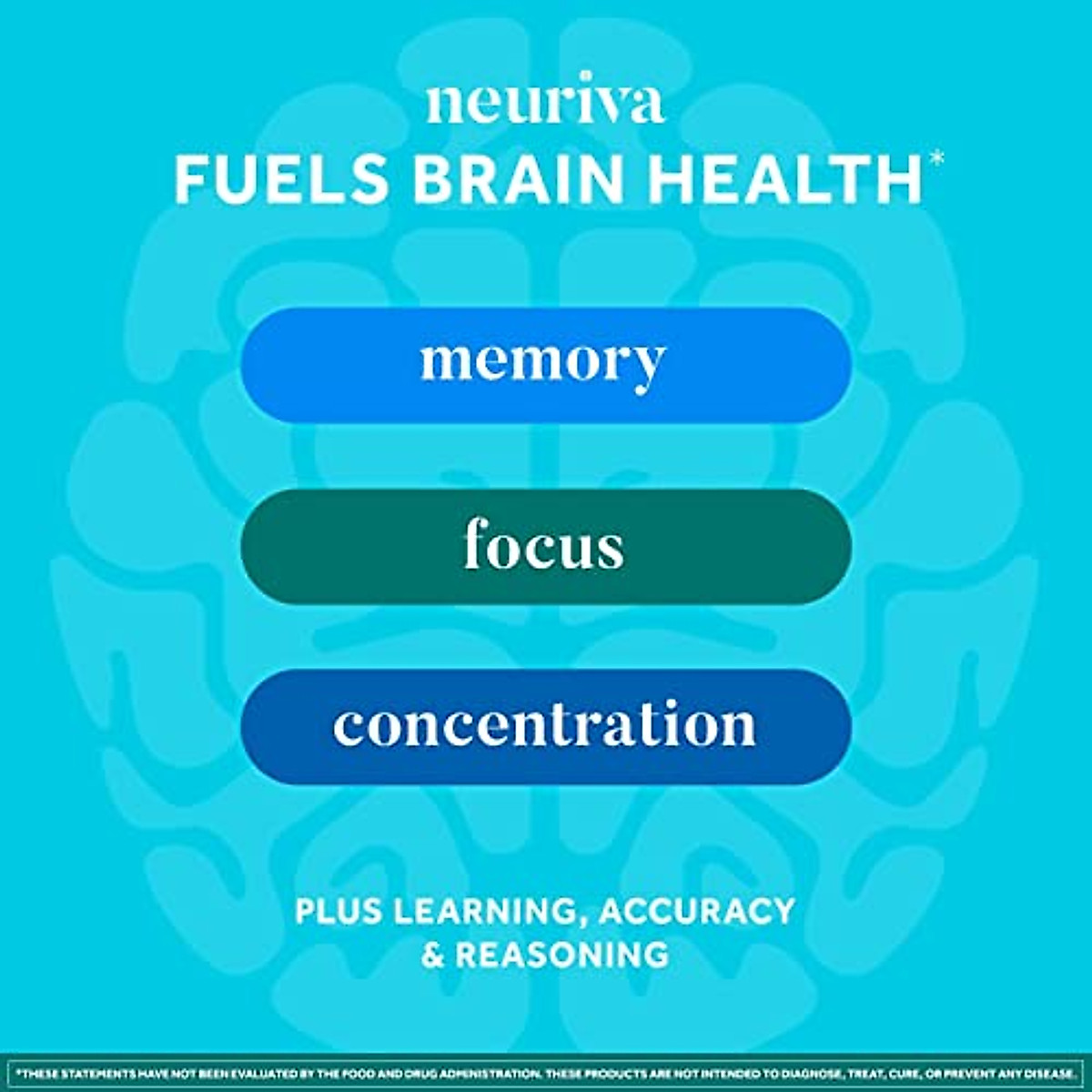 NEURIVA Plus Brain Supplement For Memory, Focus & Concentration + Cognative Function with Vitamins B6 & B12 and Clinically Tested Nootropics Phosphatidylserine and Neurofactor, 50ct Strawberry Gummies
