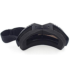 Dplus Motorcycle Goggles Dirt Bike ATV Motocross Anti-UV 400 Adjustable Riding Offroad Protective Combat Tactical Military Goggles for Men Women Kids Youth Adult (Yellow)