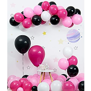 Ponamfo White Party Latex Balloons - 100Pcs 18"+12"+10"+5" Ballons Balloon Arch Kit as Birthday Party Balloons Gender Reveal Balloons Baby Shower Balloons Wedding Anniversary Bridal Shower Party