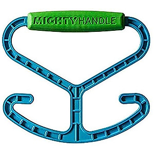 Mighty Handle. The Original All-Purpose Holder and Carrier. Holds Up To 50 Pounds of Groceries, Dry Cleaning, Paint Cans and other Hard to Carry Things (2 pack, Made in USA)