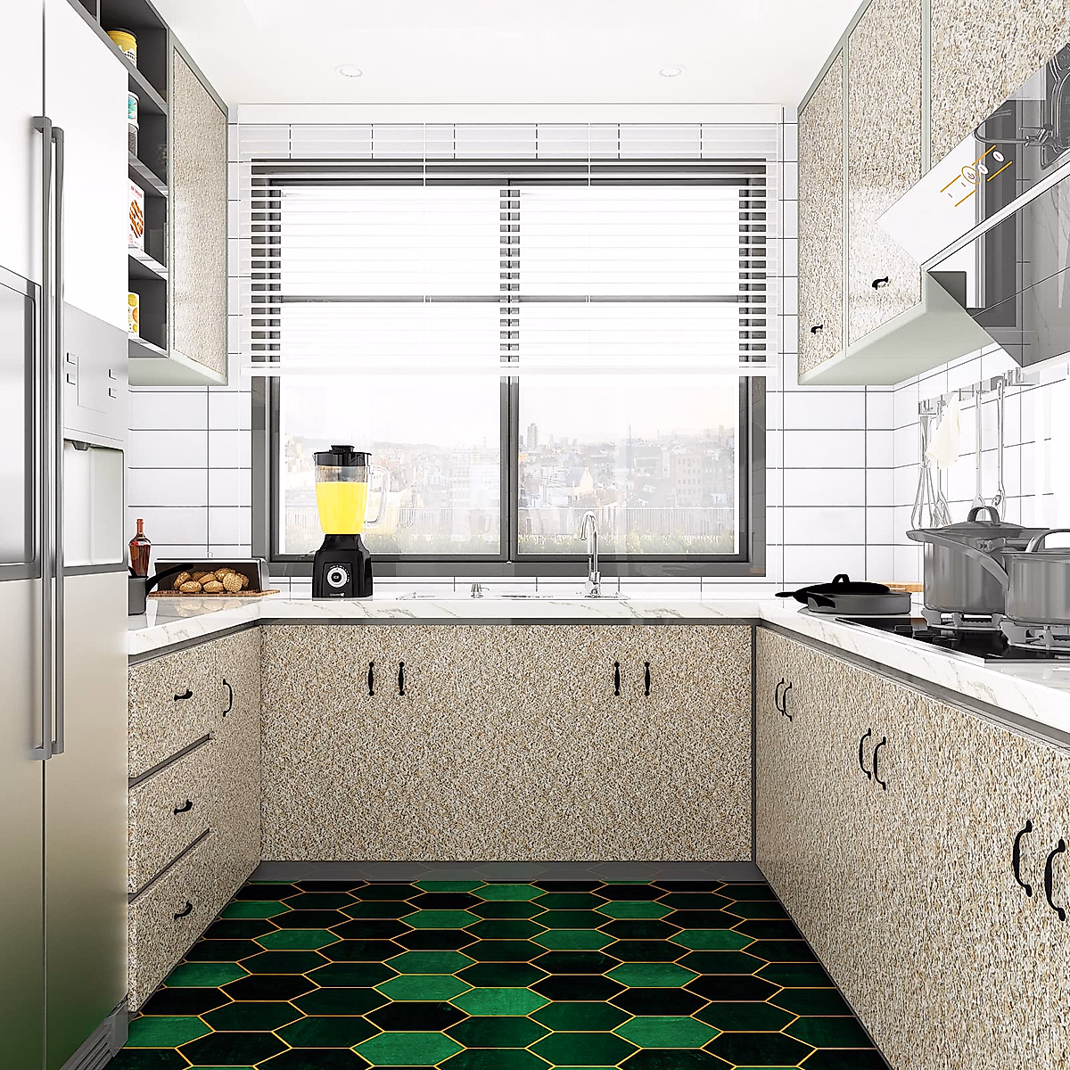 CHICHOME 472"x30" Granite Contact Paper Brown Terrazzo Contact Paper Peel and Stick Granite Countertops Marble Contact Paper Waterproof Self Adhesive Removable Vinyl for Bathroom Kitchen Countertop