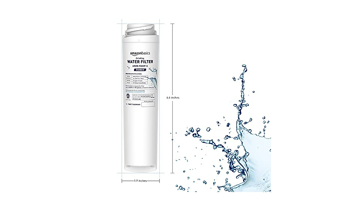 Amazon Basics Replacement GE FQSVF Water Filter 2-Pack for Clean ...