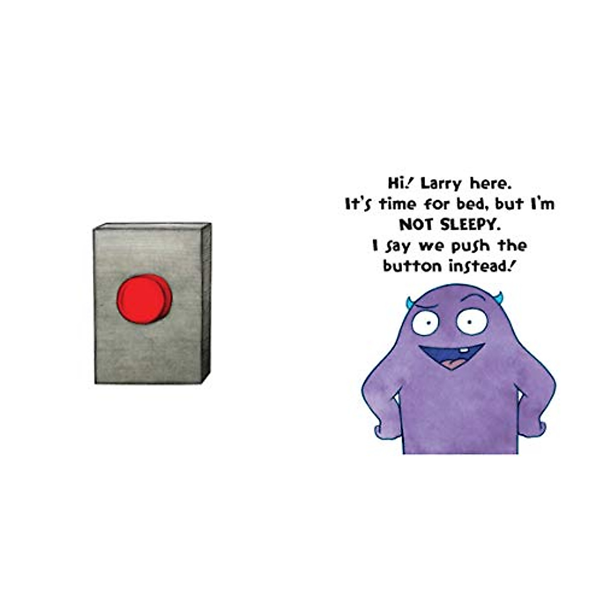 Don't Push the Button! Let's Say Good Night: An Interactive Bedtime Story for Kids