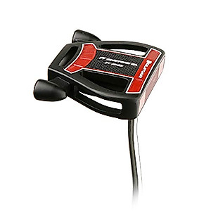 Orlimar Golf F80 Mallet Putter, Men's Right Handed 34" Black/Red with Oversize Putter Grip