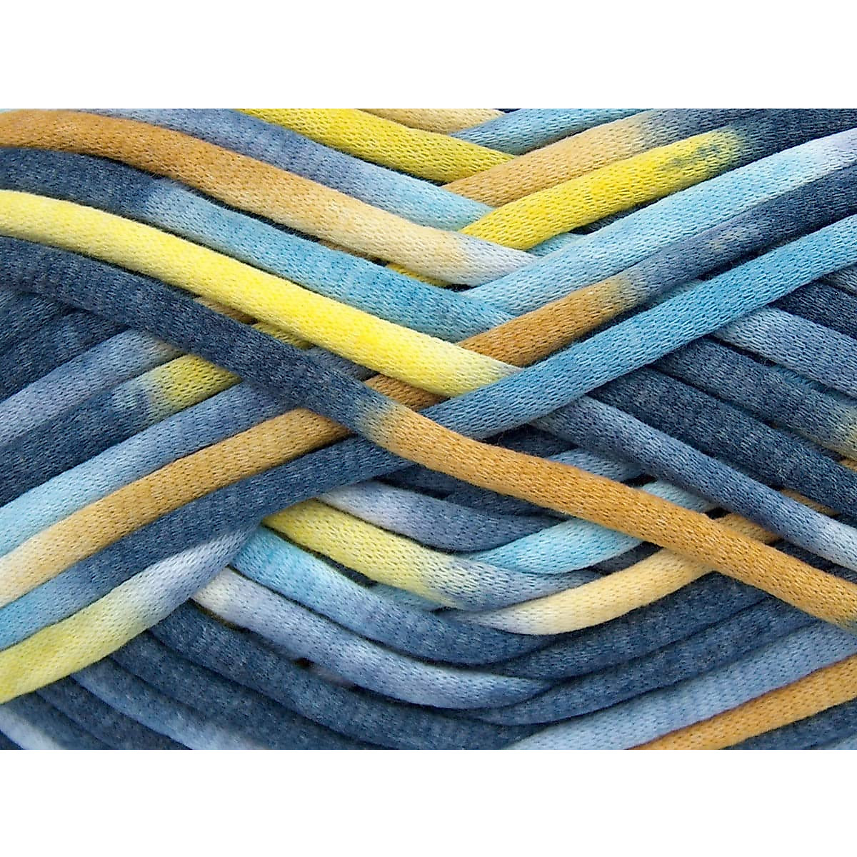 250 gr ICE YARNS Tube Cotton Jumbo Color (40% Cotton) Yarn Blue Shades Yellow Shades